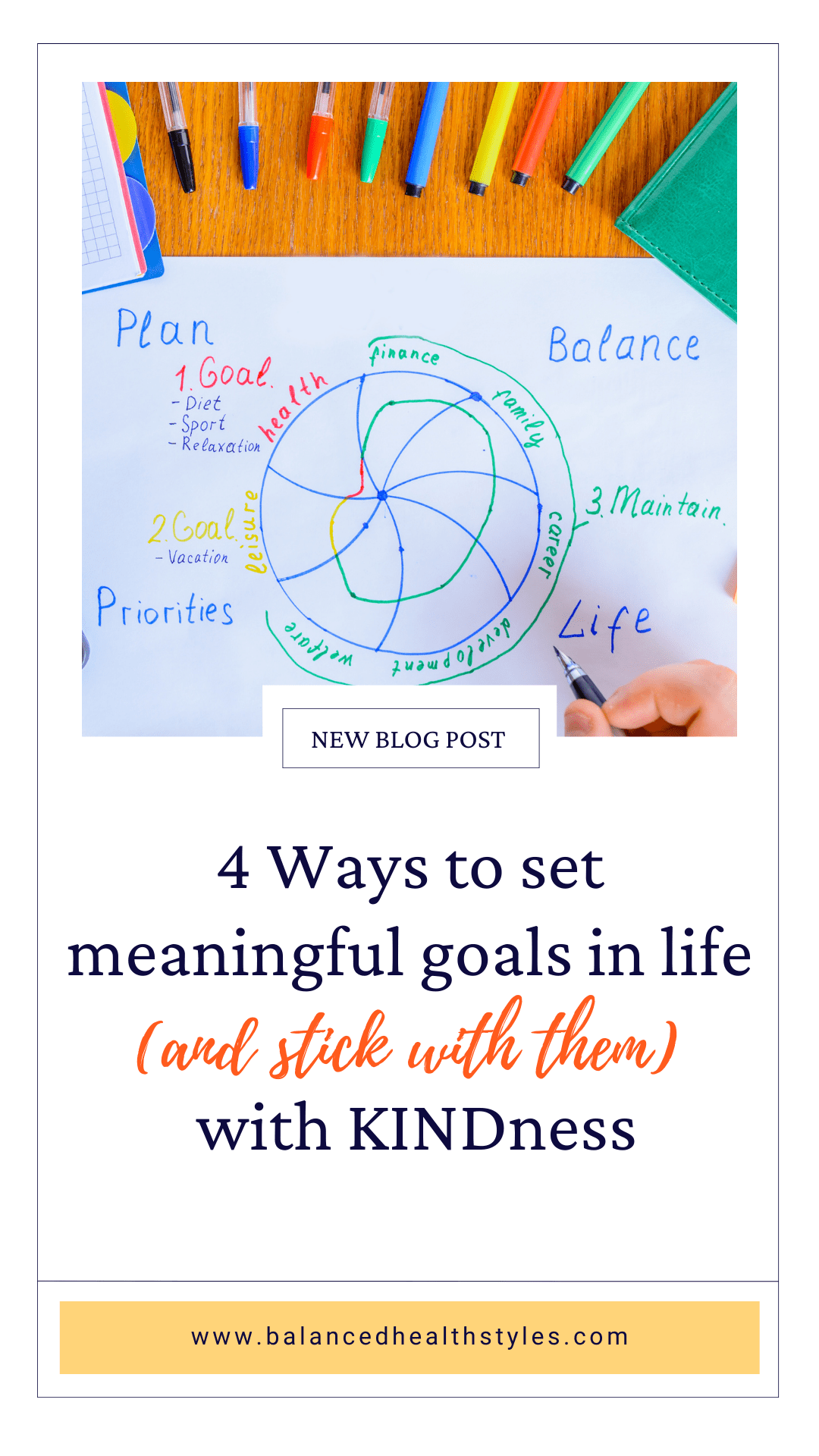 4 Ways to set meaningful goals in life (and stick with them) with kindness