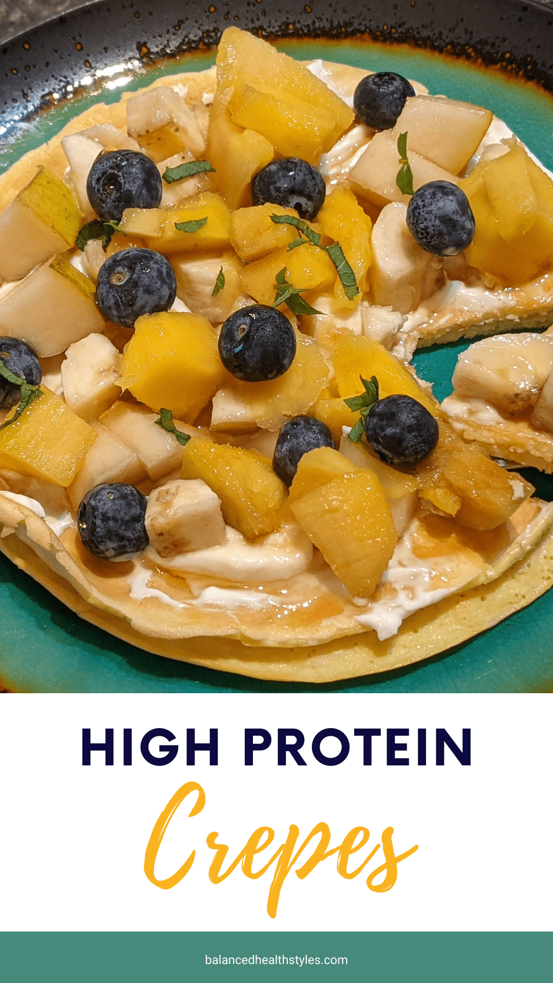 Failproof high protein crepes you can make at home - Only 4 ingredients