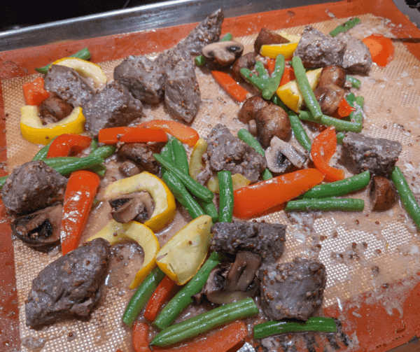 Deconstructed Beef Brochettes with Lemon Tamari Marinade