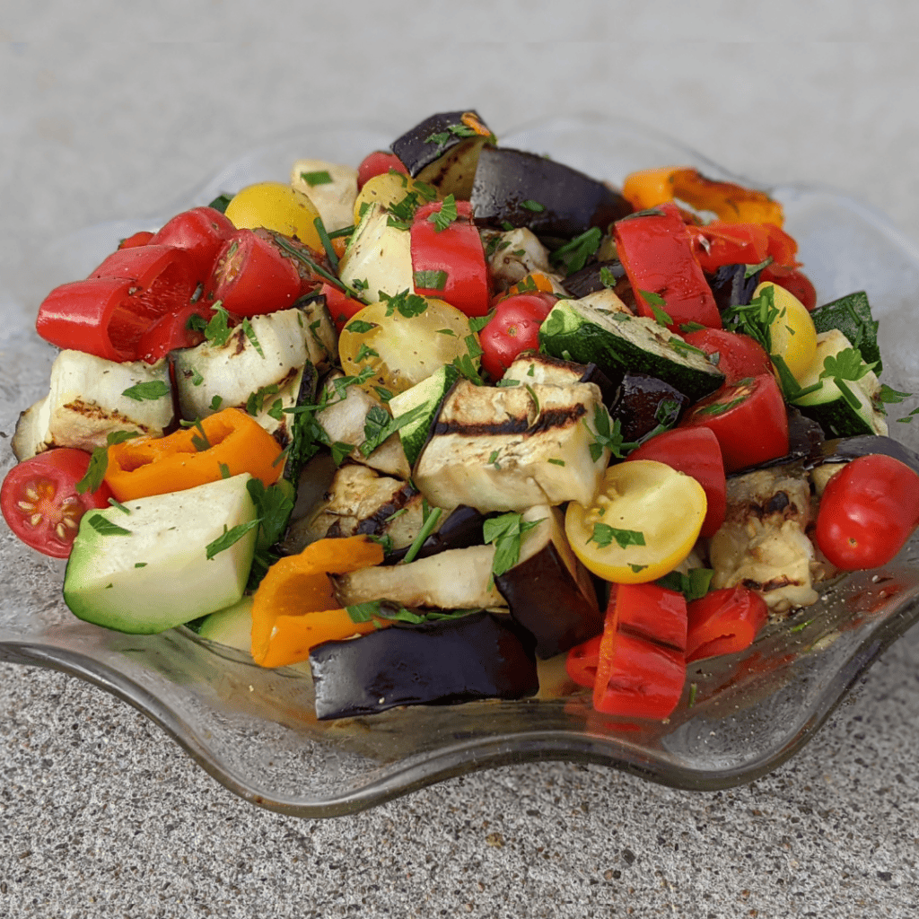 Grilled Vegetable Salad: Are you prepared for a good thing?